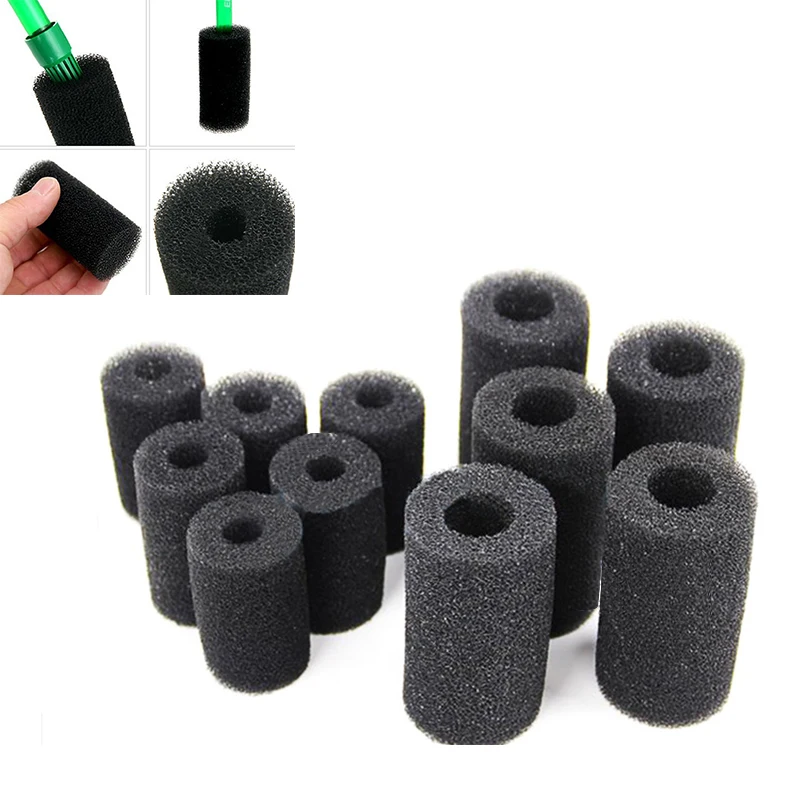 5 Pcs Sponge Aquarium Filter Protector Cover For Fish Tank Inlet Pond ...
