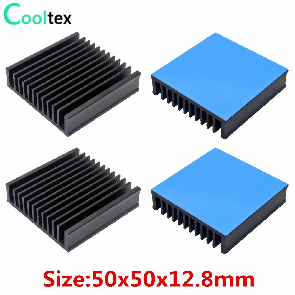 5pcs-Aluminum-Heatsink-50x50x12-8mm-Heat-Sink-Radiator-Cooling-Cooler ...