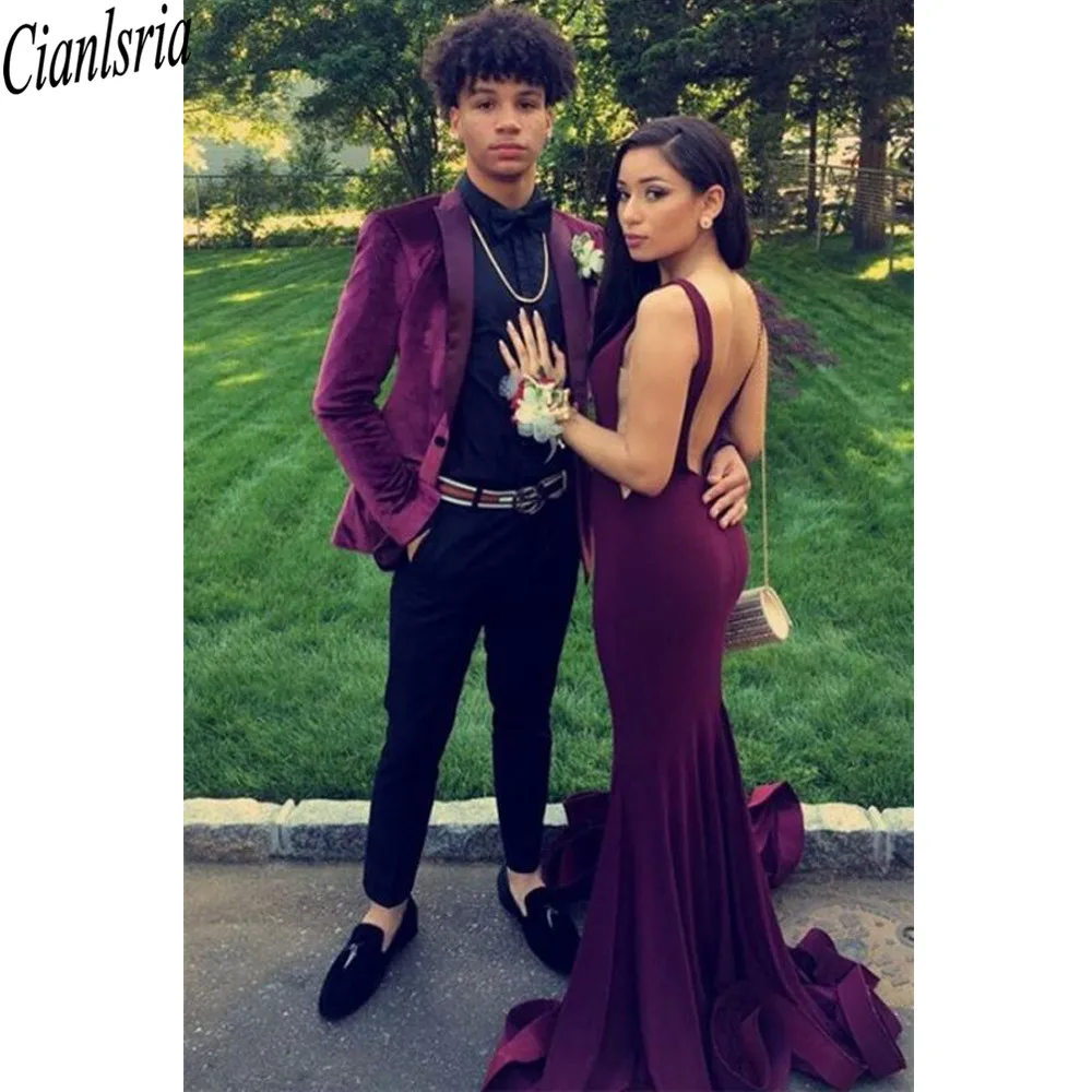 Matching Prom Couples Purple