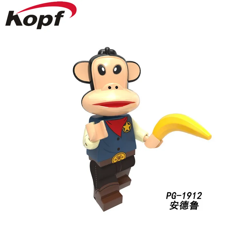 Single Sale Building Blocks Cartoon Series Bricks Paul Homme Ott George ...