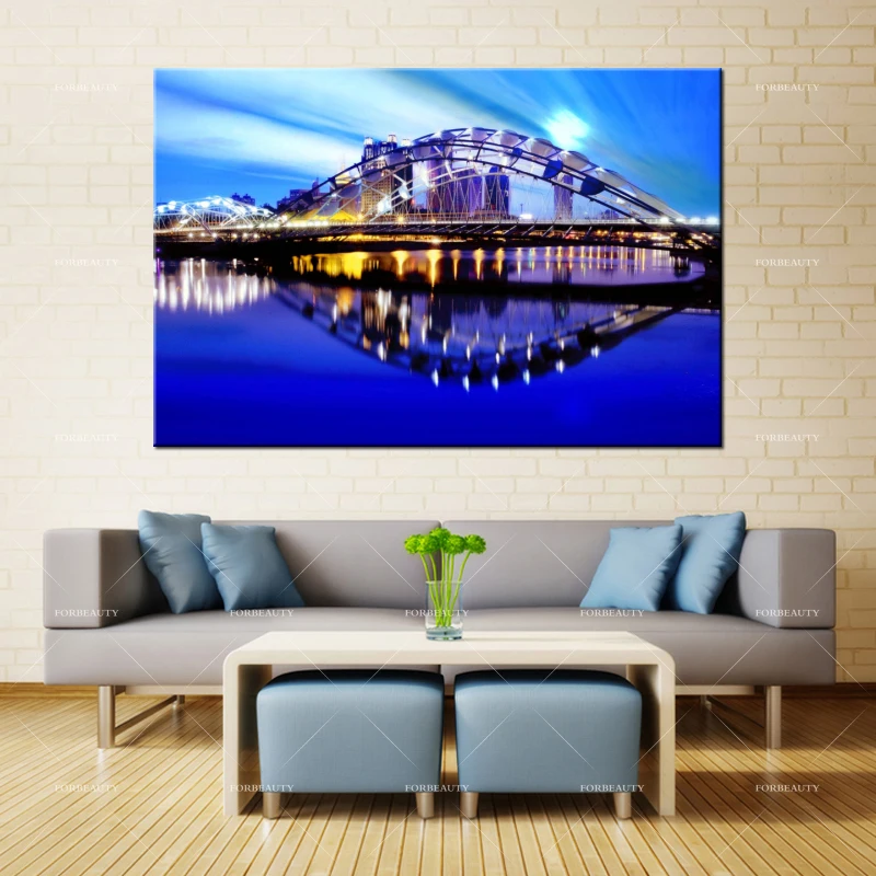 Forbeauty Canvas Painting Wall Art Most beautiful bridge Spray Printing ...