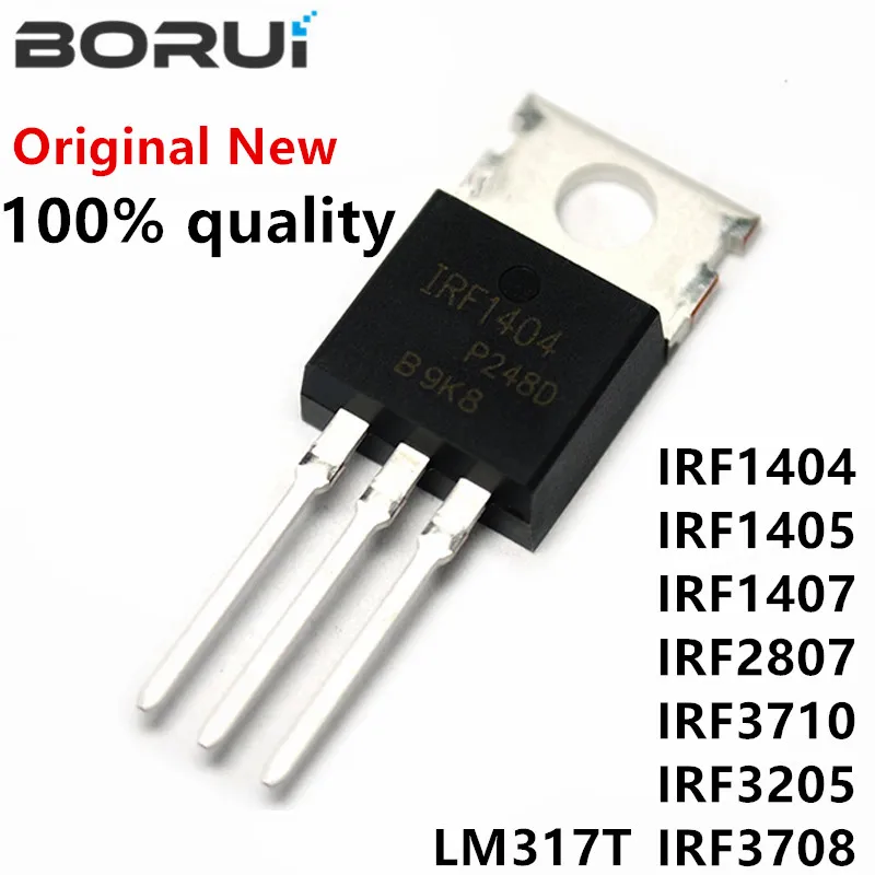 50pcs-IRF1404-IRF1405-IRF1407-IRF2807-IRF3710-LM317T-IRF3205-IRF3708 ...