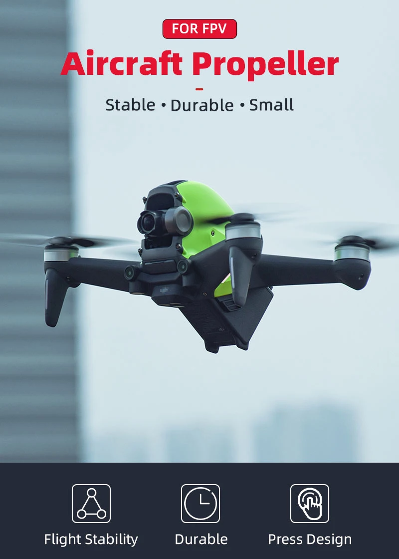 Golden 2 paires - Hélice Pour Drone Dji Fpv Combo 5328s, Accessoires ...