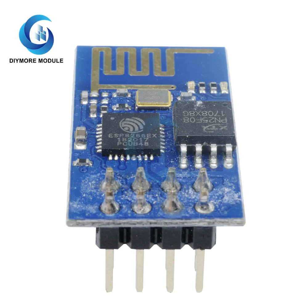 Circuits intégrés,USB ESP-01 Blue--CH340 USB à ESP8266 Série ESP 01 ESP ...