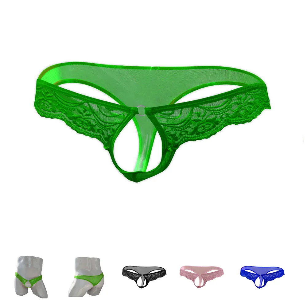 String et string pour hommes, taille basse, Sexy, sous-vêtements ...