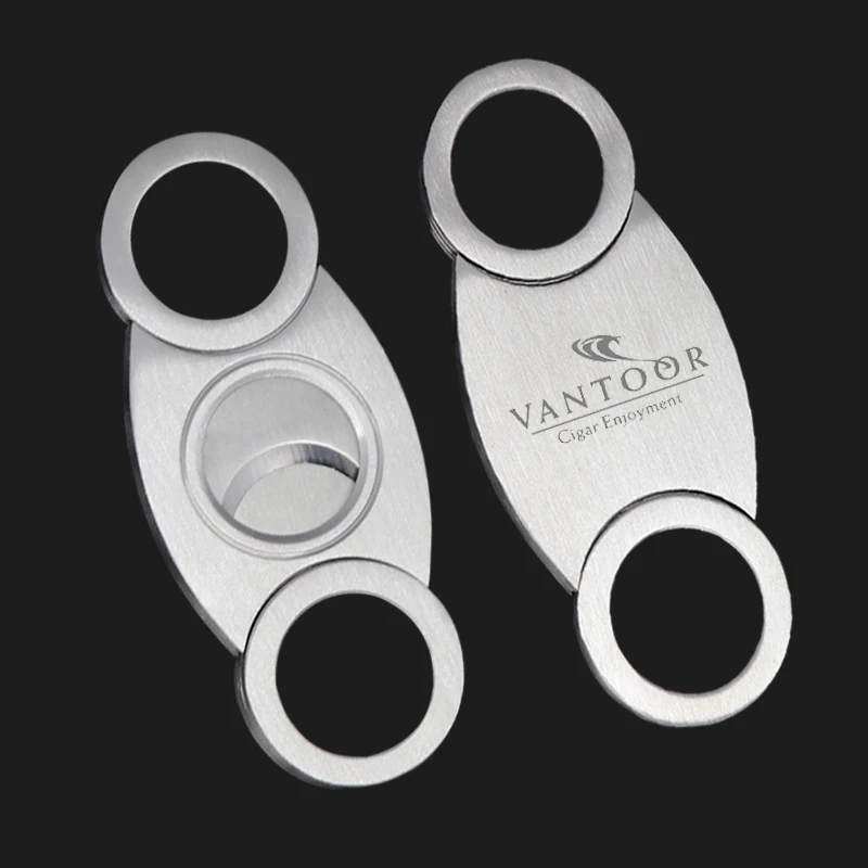 10pcs Personalized Cigar Cutters Custom Logo Engraved Stainless Steel ...