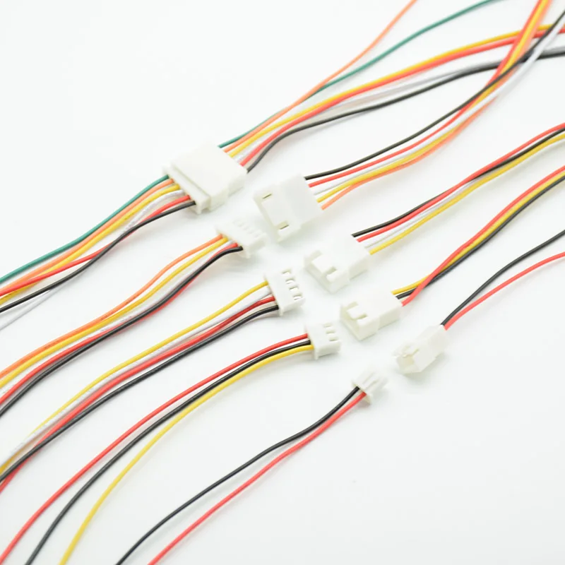 10pcs/5sets XH 2.54mm 2/3/4/5/6 Pin Pitch Wire Cable Connector XH Plug ...
