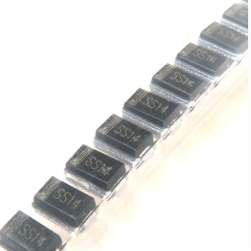 Free shipping 100PCS Sale New ss14 sma 1n5819 smd 1A 40V Schottky diode ...