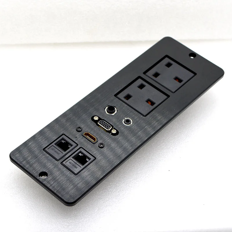 Lp810 New Multifunctional Desktop Socket Furniture Socket 3.5 Audio Vga ...