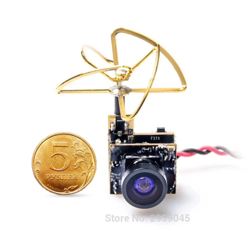 Akk S2 5.8g 48ch 25mw Vtx 600tvl 1/3 Cmos Aio Fpv Camera With Clover ...