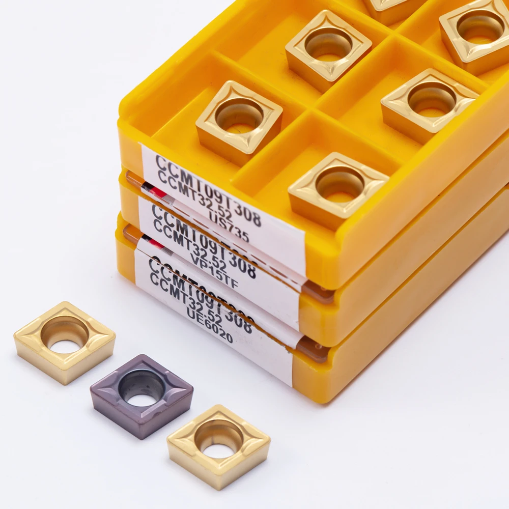 10PCS-CCMT09T304-CCMT09T308-VP15TF-UE6020-US735-Internal-Metal-Turning ...