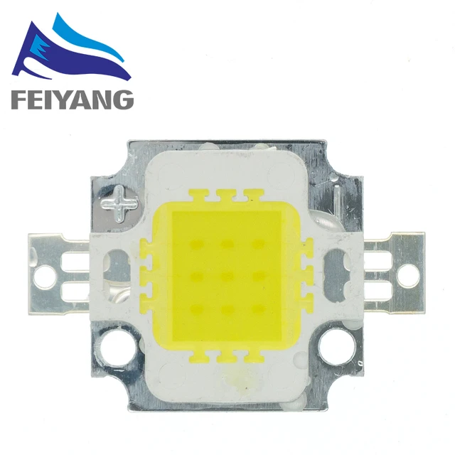 1PCS 10W LED Integrated High power LED Beads 10W White/Blue/Red/Green ...