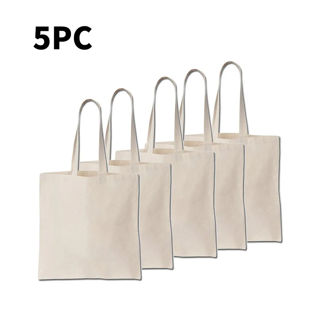 Canvas Tote 15 X 16 Inch With 27 Inch Long Handle Reusable Grocery Bags ...