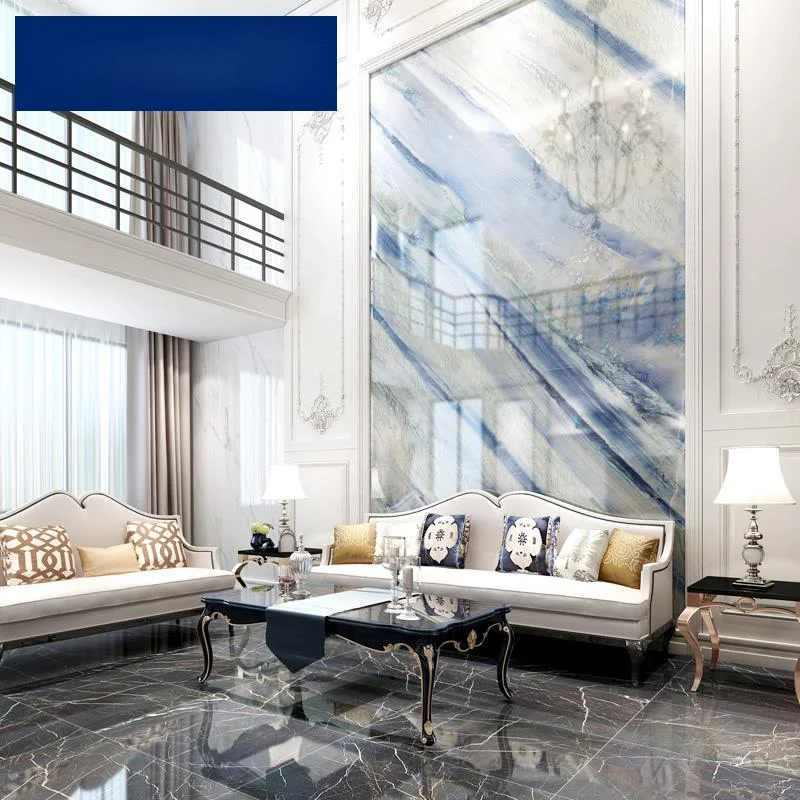 Royal Blue Living Room