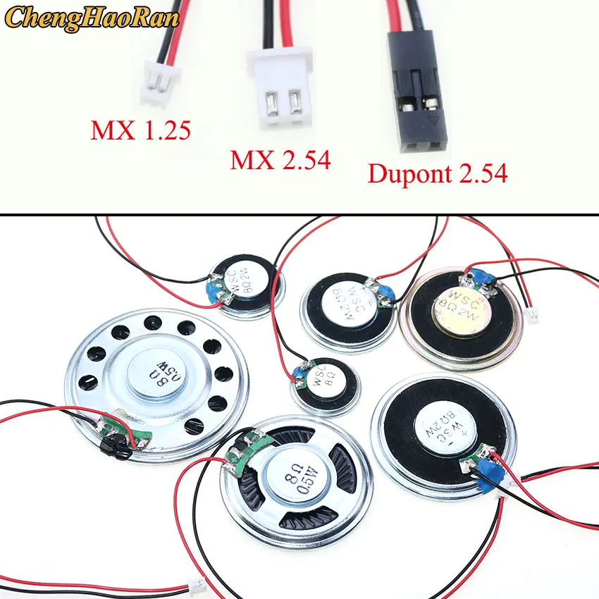 Ultra-thin Speaker 8 32 Ohms 8R 32R 0.5W 1W 2W Diameter 20 23 26 28 30 32 36 40 50MM Thickness ...