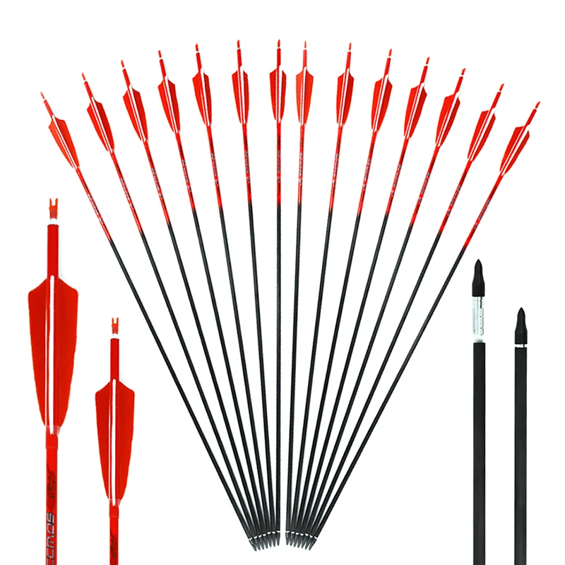 6-12pc-ID-6-2MM-Pure-Carbon-Arrows-Spine-300-340-400-500-600-700-800.jpg