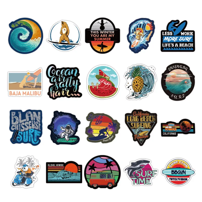 Beach Stickers