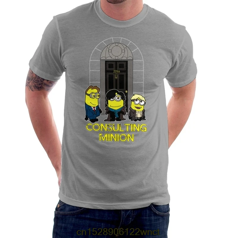 2020 New Printed Funny Consulting Minion Sherlock Holmes John Watson ...
