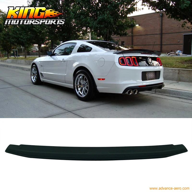 Fit For 2010 2014 Ford Mustang GT V8 Flush Mount Trunk Spoiler OE Style ...