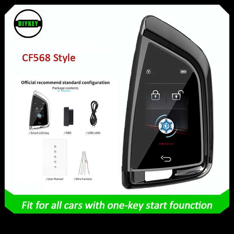 Diykey-novo-estilo-cf568-modificado-universal-inteligente-remoto-chave ...
