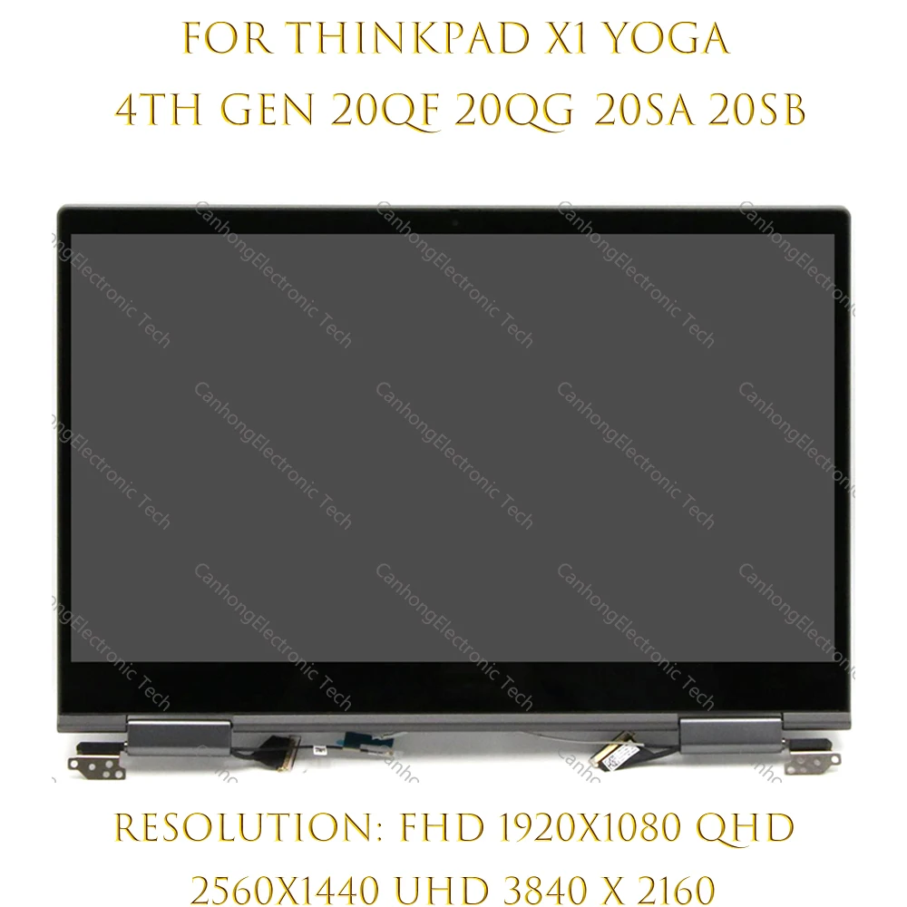 For Lenovo Thinkpad X1 Yoga 4th Gen 20qf 20qg 20sa 20sb 14" Led Lcd ...