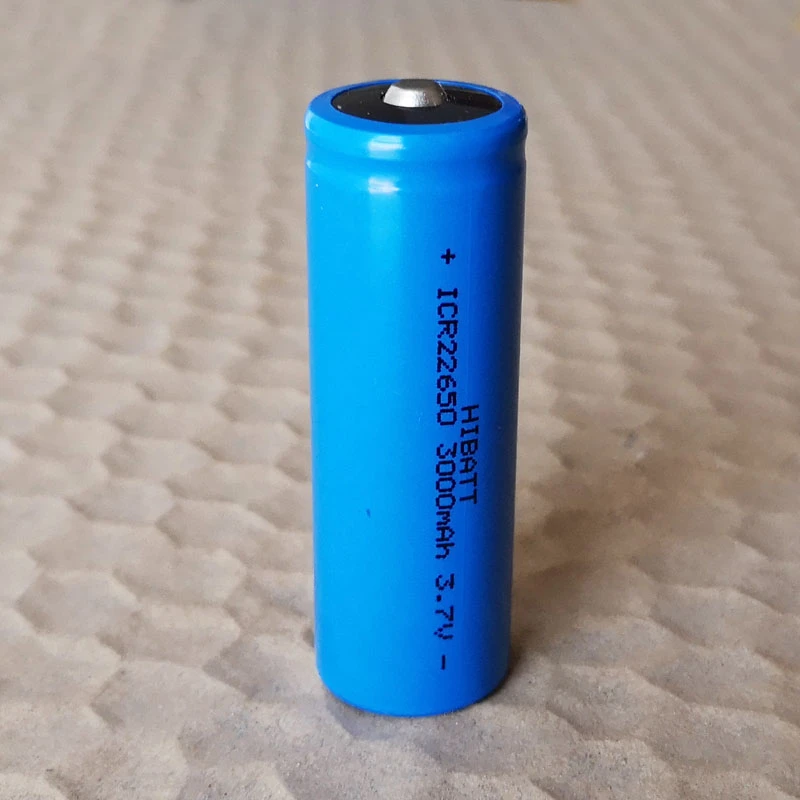 3000mah 3.7V 22650 Rechargeable Li ion Battery lithium ion cell for ...