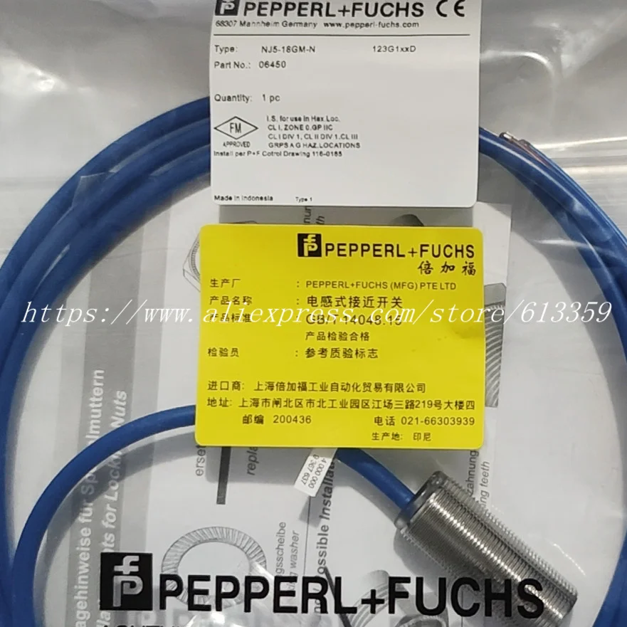 NJ8-18GM-N-NJ5-18GM-N-P-F-Inductive-Proximity-Switch-New-High-Quality ...