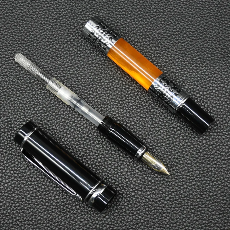 1PC Metal Luxury Fountain Pen Business Writing Signature Ink Pen ...