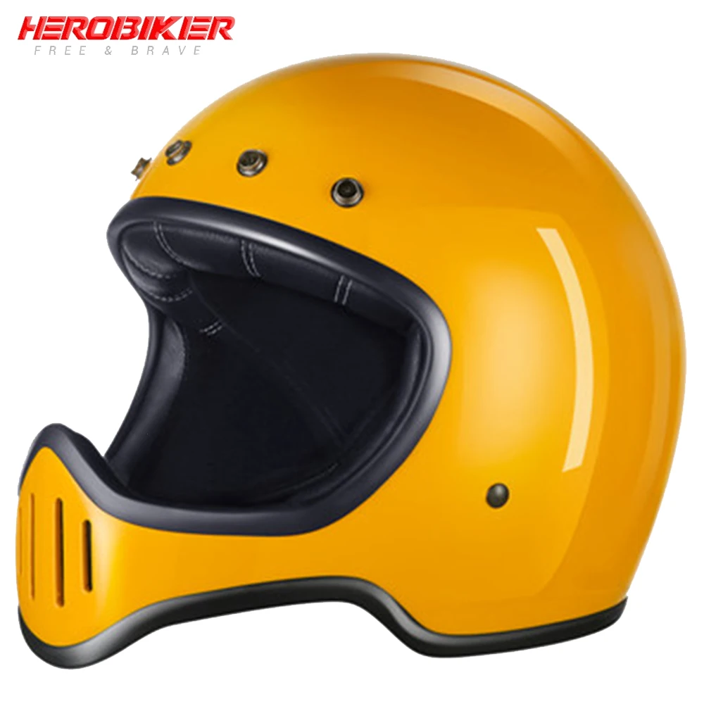 Herobiker Motrocycle Helmet Amz Locomotive Retro Helmet Casco Moto ...