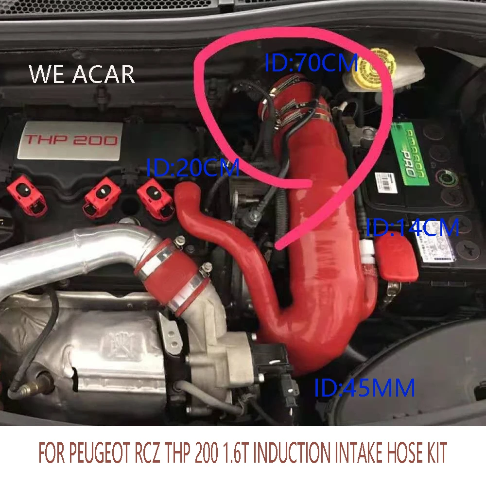 For Peugeot Rcz Thp 200 1.6t Induction Intake Hose Kit - Hoses & Clamps ...