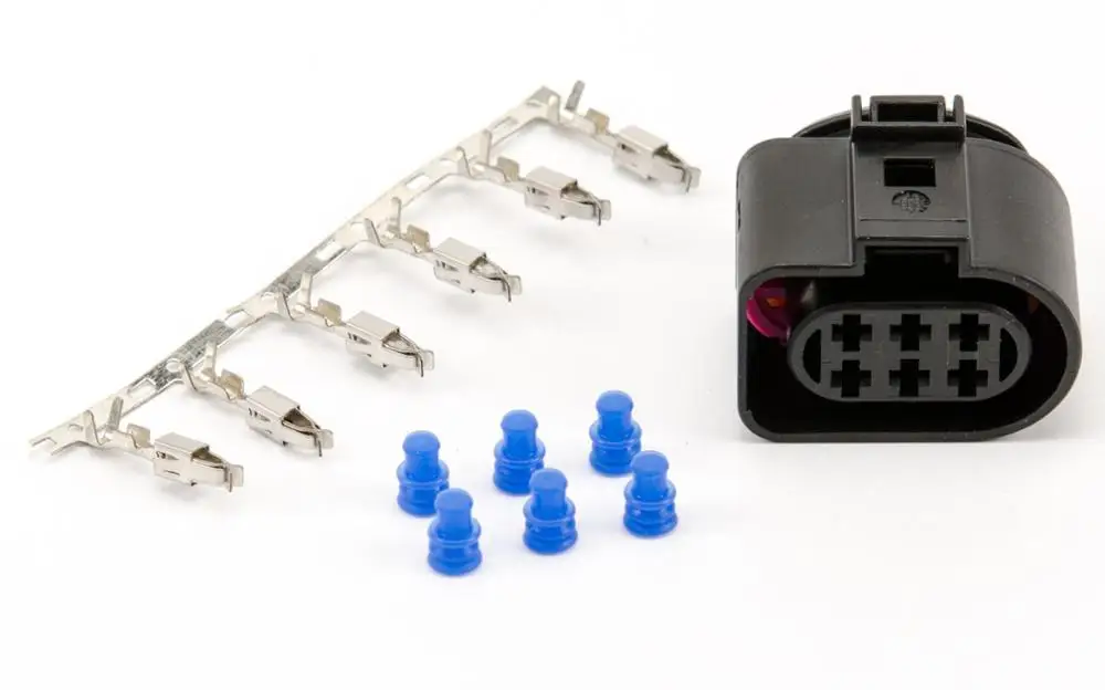 5/10/20/30/50/100pcs/lot 6 Pin/way Sealed Female Jpt Connector Kit ...