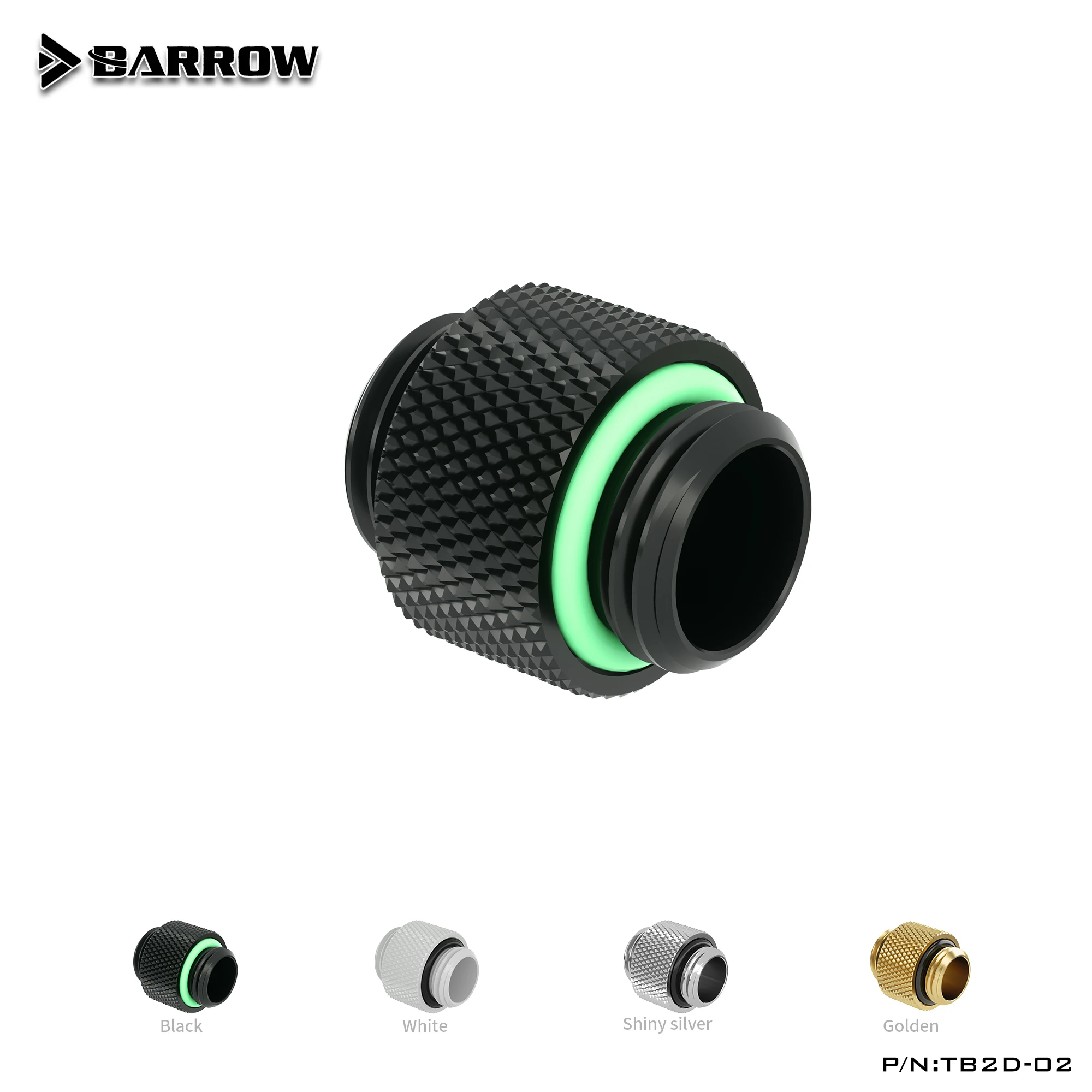 Barrow-TB2D-02-Water-Cooler-Hard-Tube-Fitting-G1-4-Cooling-PC-Male-To ...