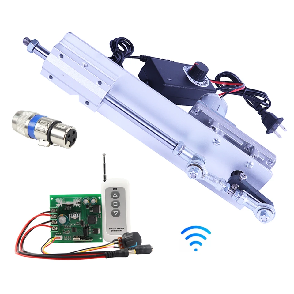 DC-12V-24V-Wired-or-Remote-Control-Telescopic-Linear-Actuator-With ...