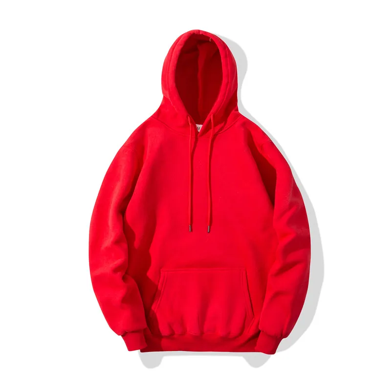 Fashion Red Men Hoodie Hip Hop Streetwear Casual Hoodies Sweatshirts ...