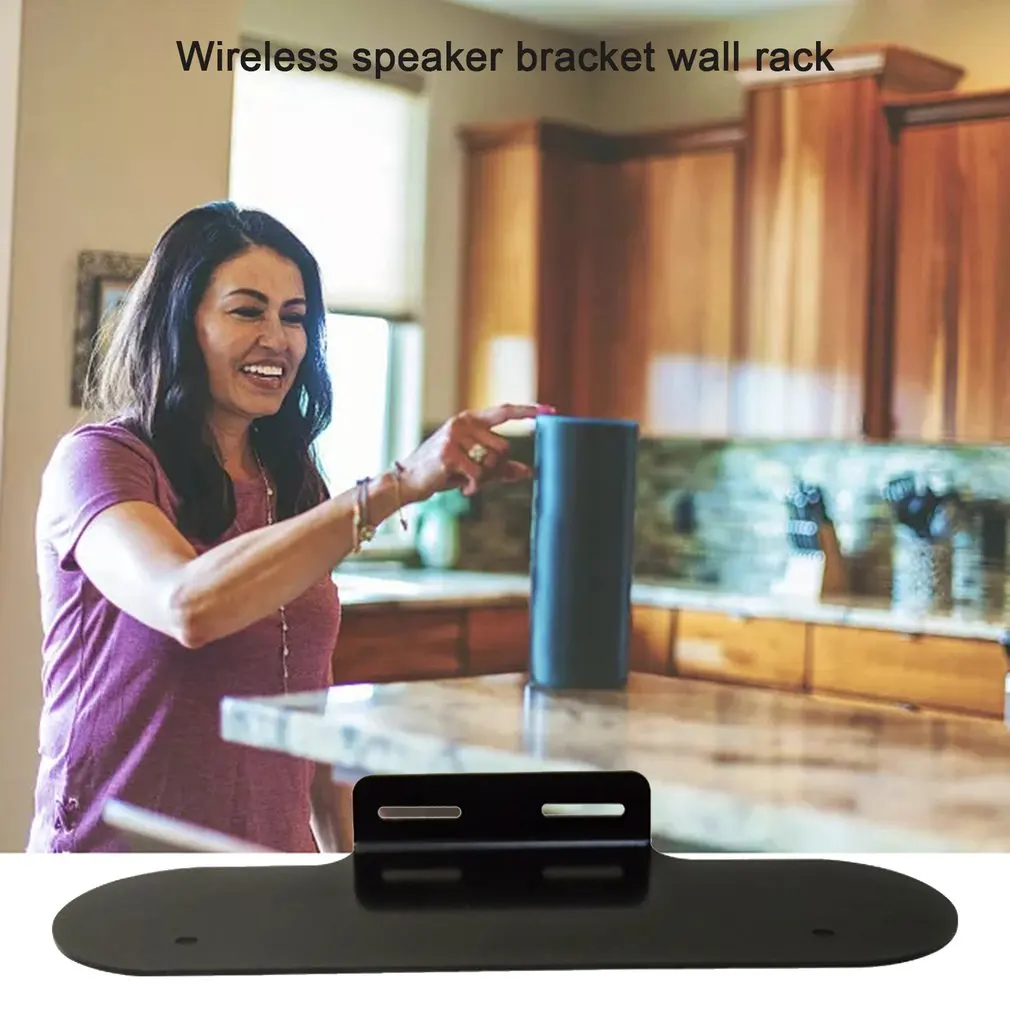 1 Pair Speaker Wall Bracket Plastic Speaker Wall Rack Hanger Holder ...