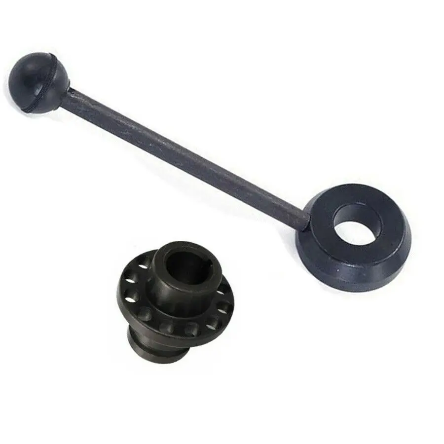 2PCS NEW Milling Machine Quill Feed Handle + Bracket CNC Vertical Mill ...