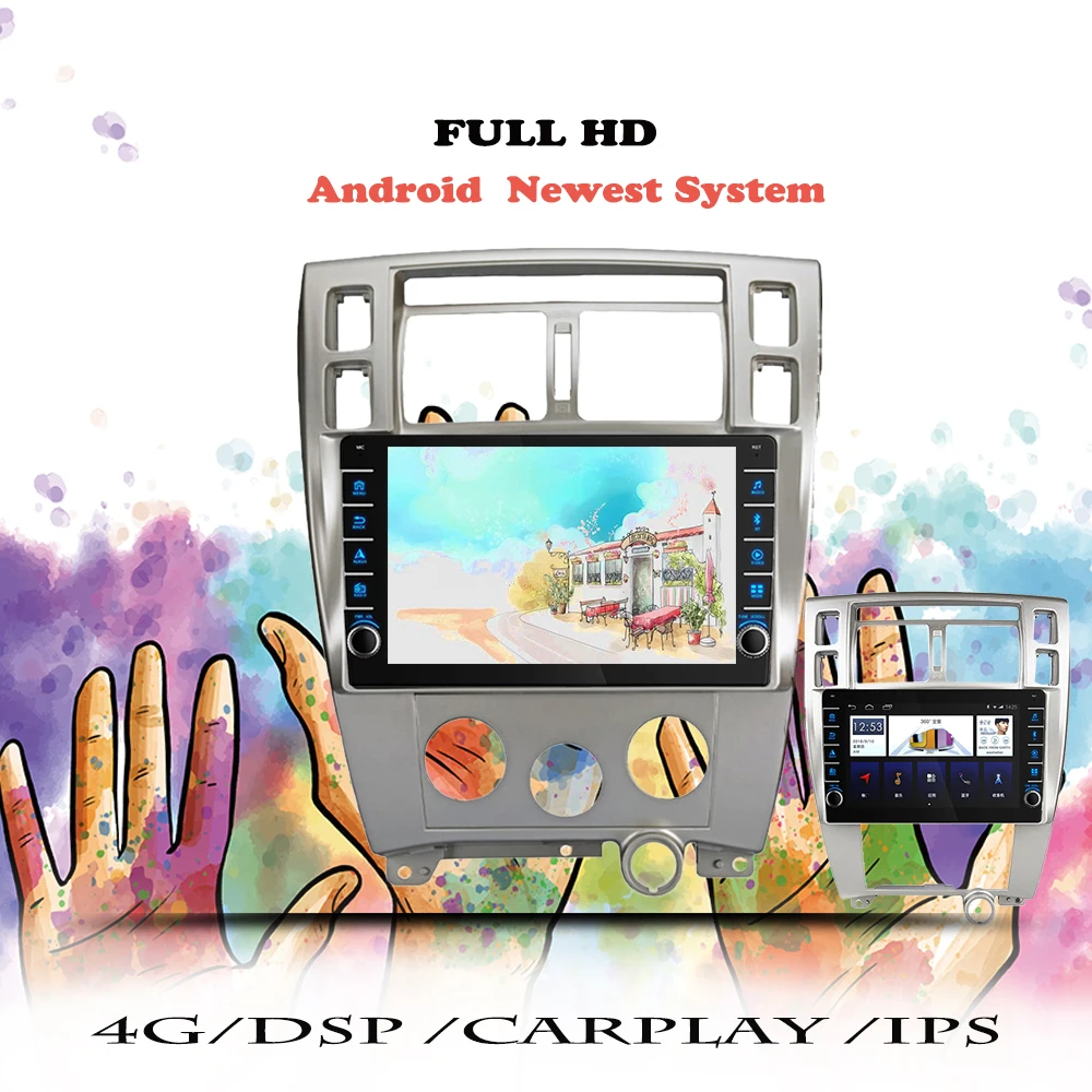 Radio con GPS para coche, reproductor Multimedia con Android, DVD, Cassette, unidad principal ...