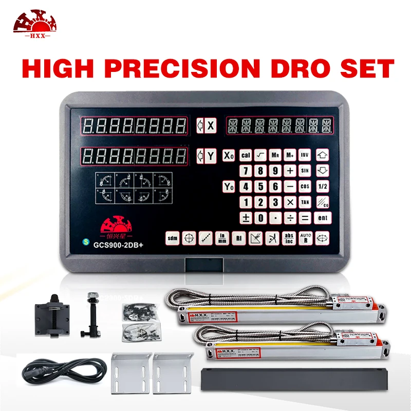 Complete Set Used For Lathe Milling Machine/EDM 2 Axis Digital Readout ...
