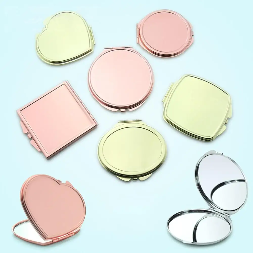 Mini espejo portátil de doble cara para niñas, espejo compacto de ...