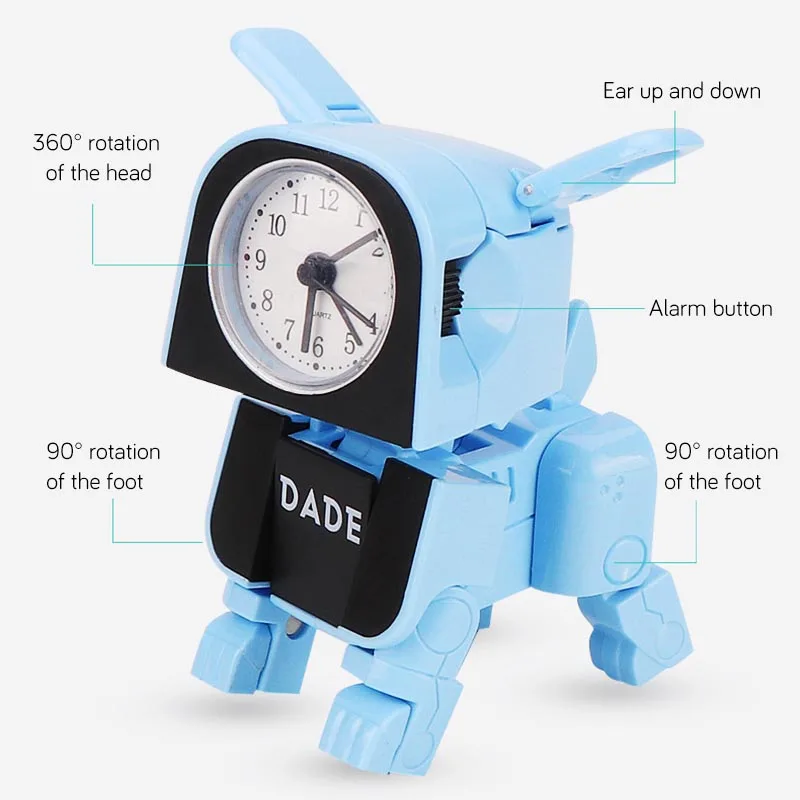 Robots With Cardboard Clock