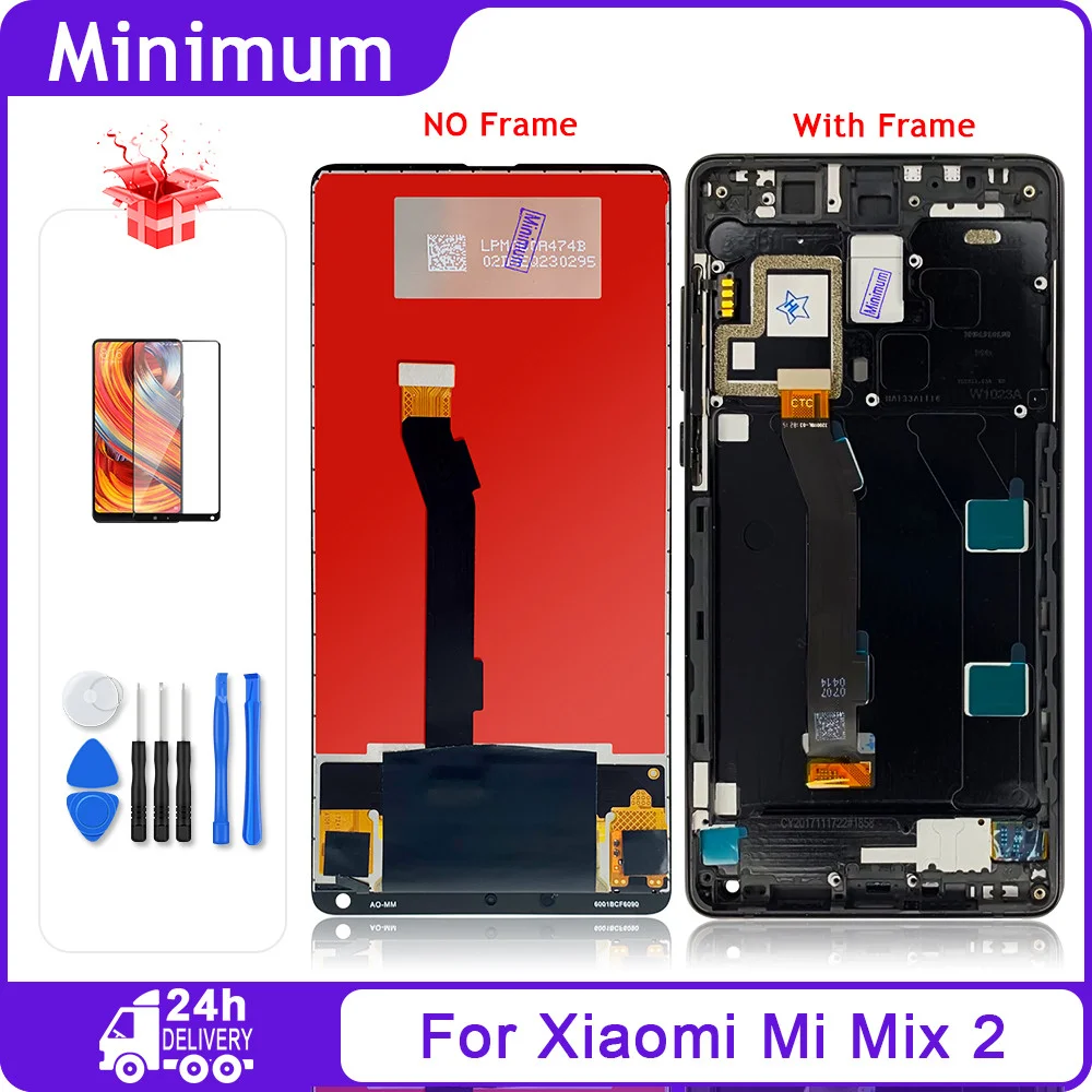 For Xiaomi Mi Mix 2 2s Mix2 Mix2s LCD Display Touch Screen Digitizer Assembly With Frame For ...