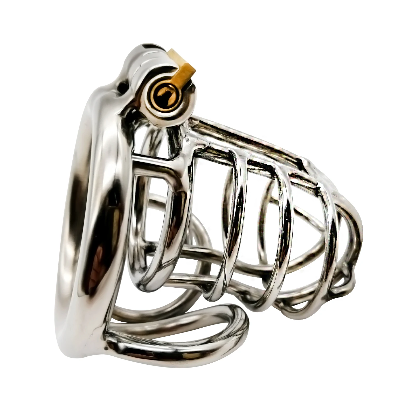 New Prevent Extramarital Sex Stainless Steel Male Chastity Device Cock