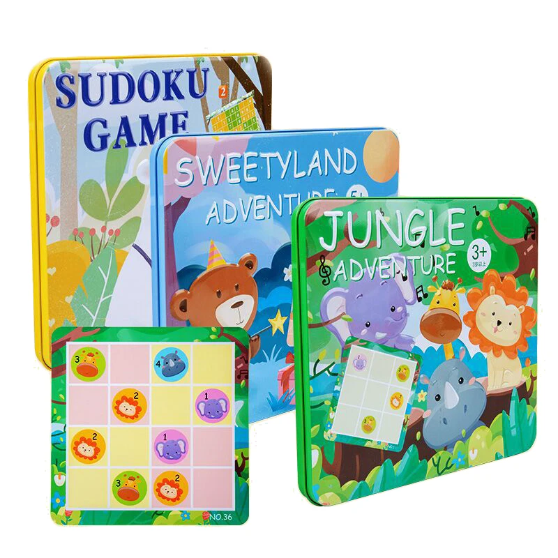 Juego-de-pensamiento-Montessori-Sudoku-para-ni-os-rompecabezas-magn ...