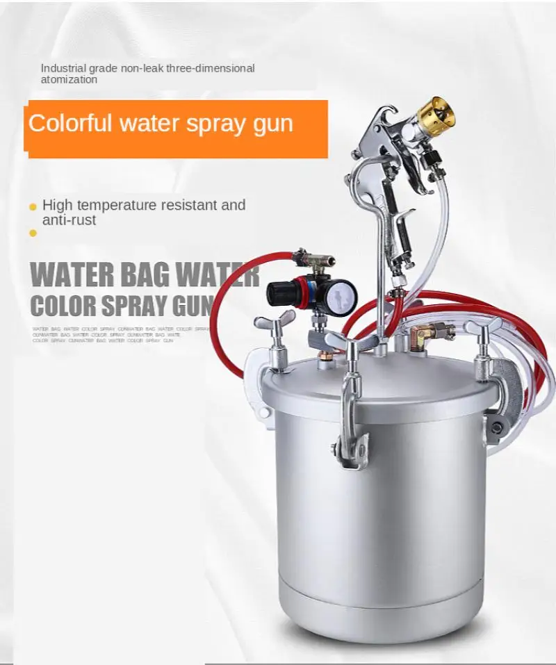 Industrial Paint Sprayer 15L VEVOR 4 Gallon Paint Pressure Tank With ...