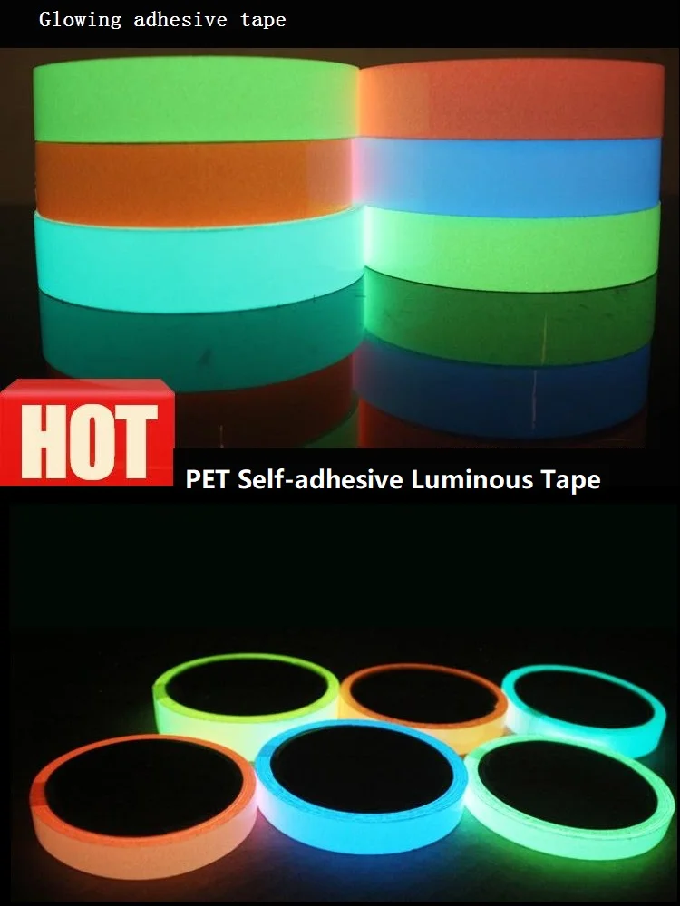 5cm*5m Safety Home Decoration Tapes Storage Light Luminescent Film ...
