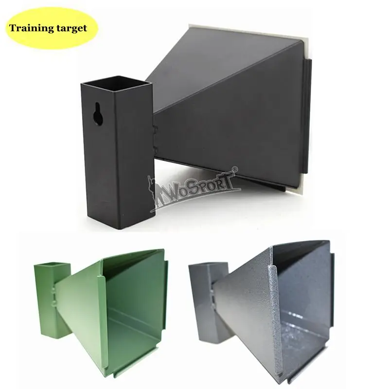 Outddor-Paintball-Shooting-Training-Target-Steel-14cm-Funnel-Air-Rifle ...