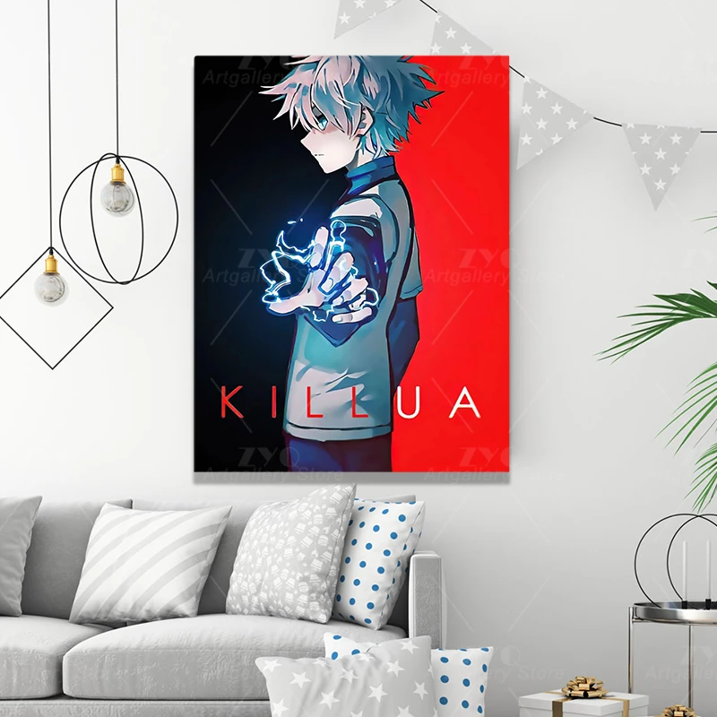 Home Decoration Hunter X Hunter Anime Canvas Painting HD Prints Killua ...
