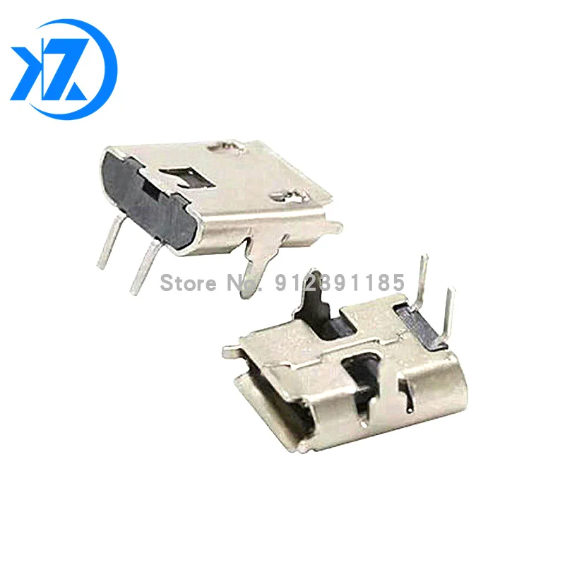 10PCS-Micro-usb-2pin-dip7-2-micro-usb-Female-Socket-BF-Type-B-USB ...