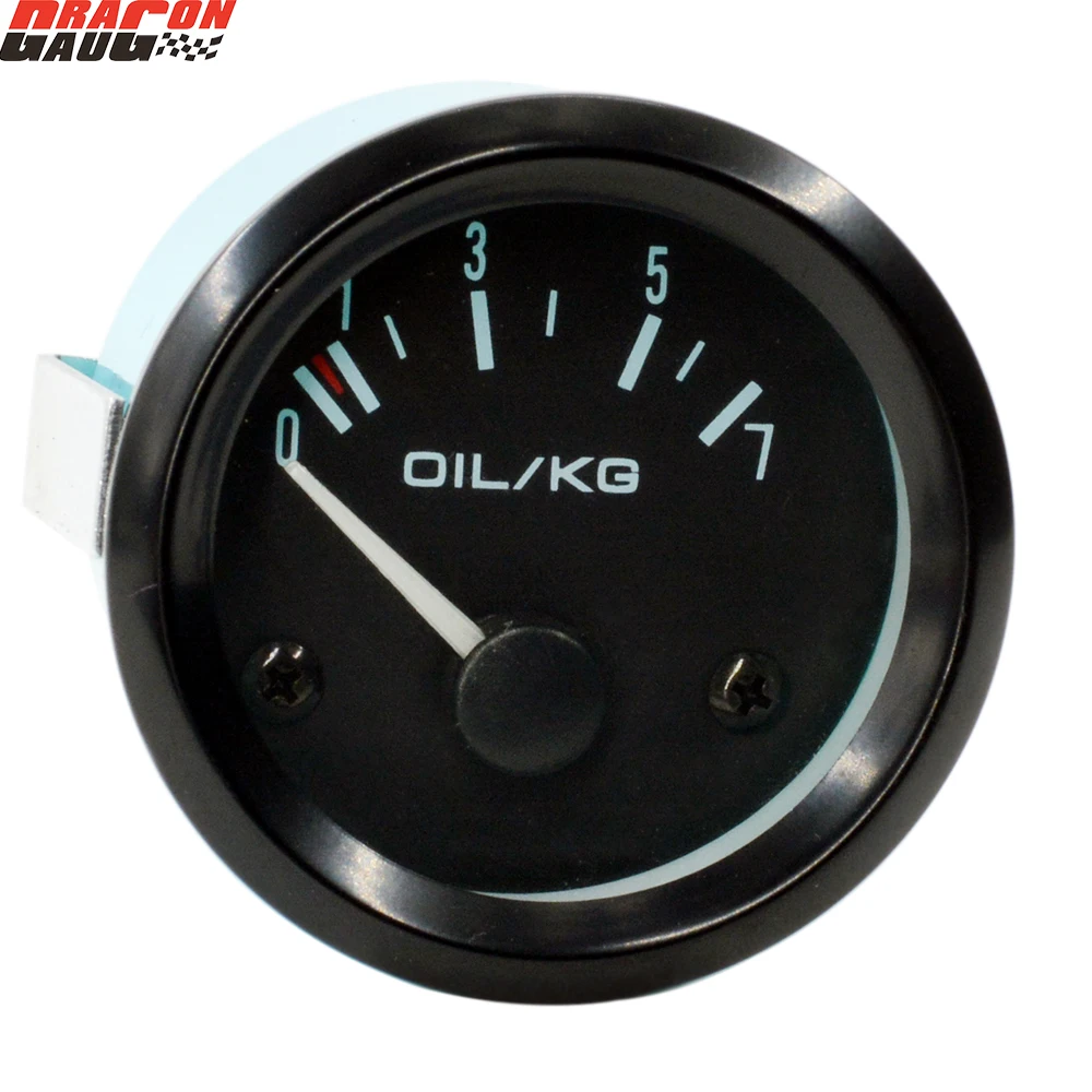 Dragon 2 Inch 52mm Black Analog Auto Car Modification Racing Oil ...