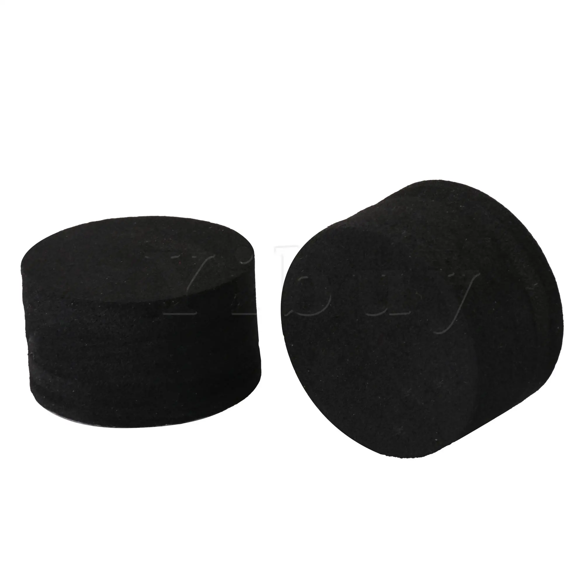 Yibuy 5Pcs Black Electronic Sponge Column for Drum Accessories 36x20mm